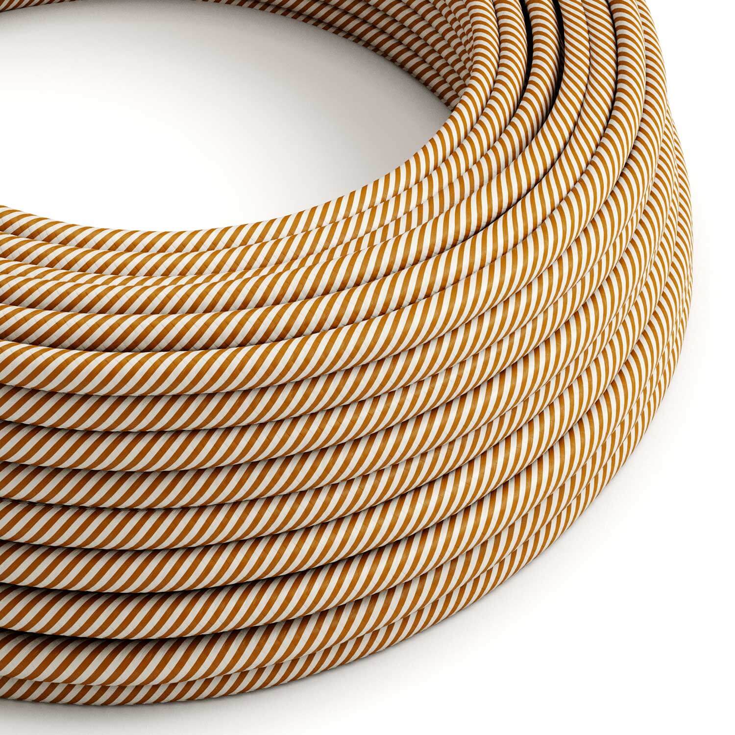 Coloured cable for lighting White and Whiskey – Creative Cables