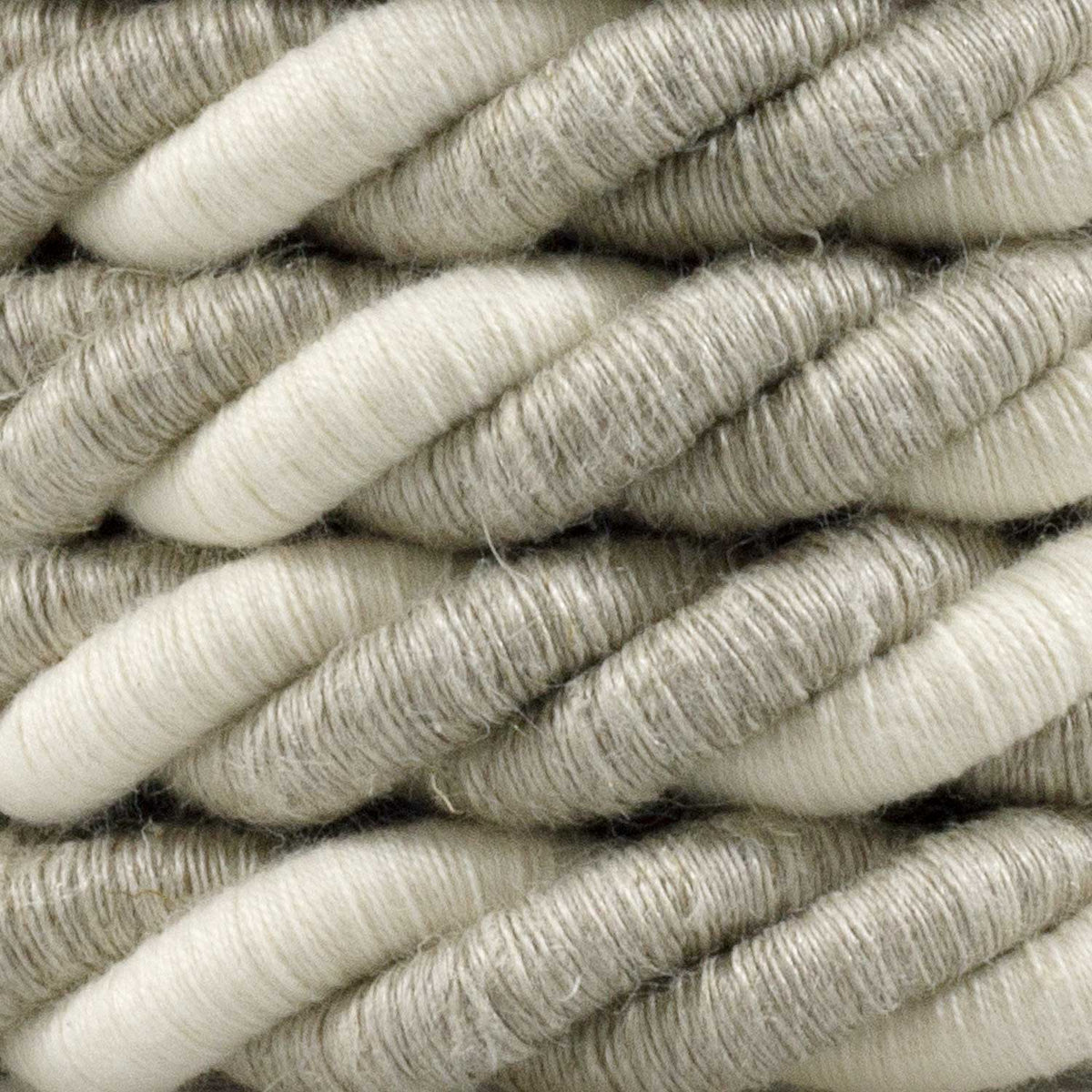 3x0.75 electrical cord covered in natural linen and raw cotton ...