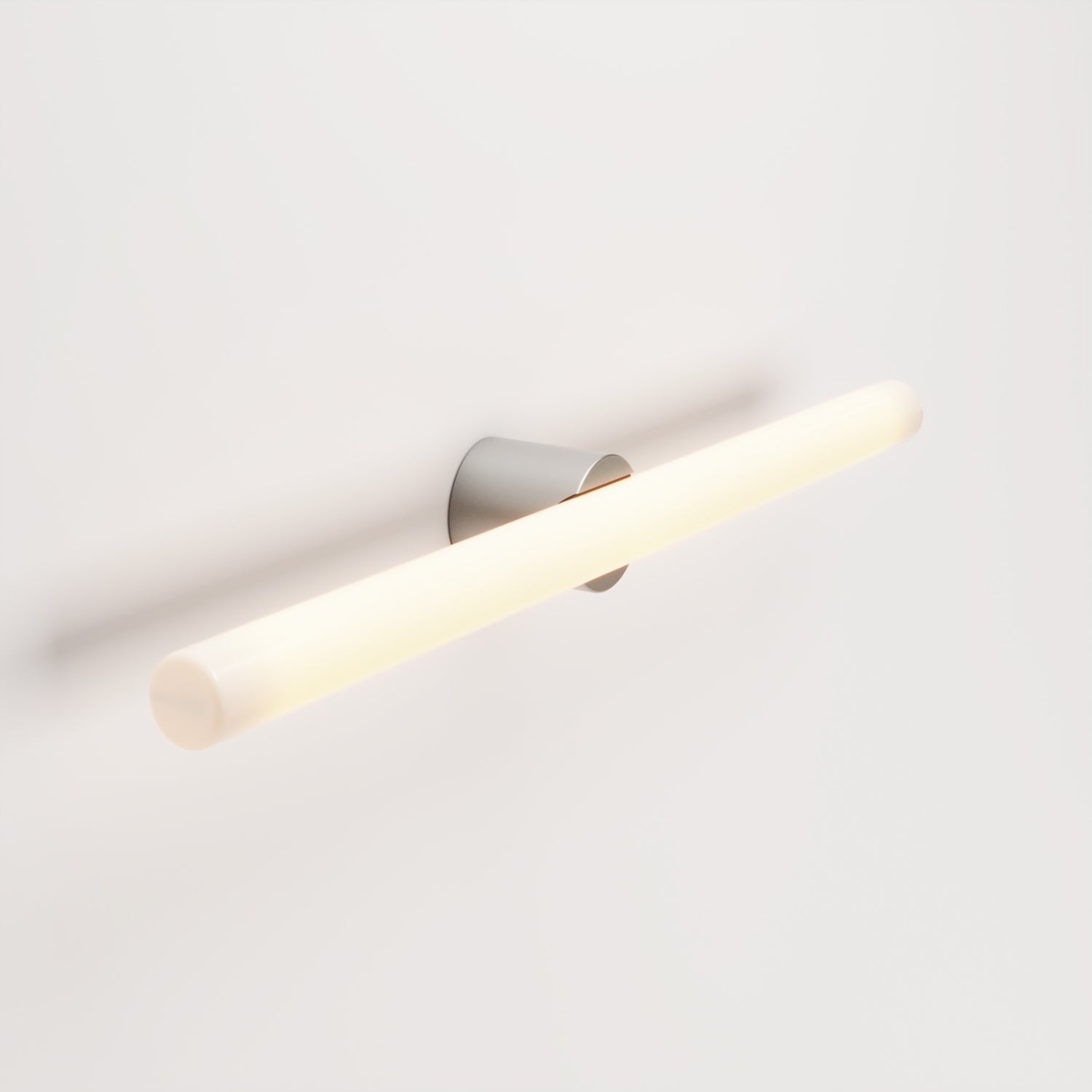 Metal lamp with linear LED S14d light bulb – Satin titanium – Creative ...