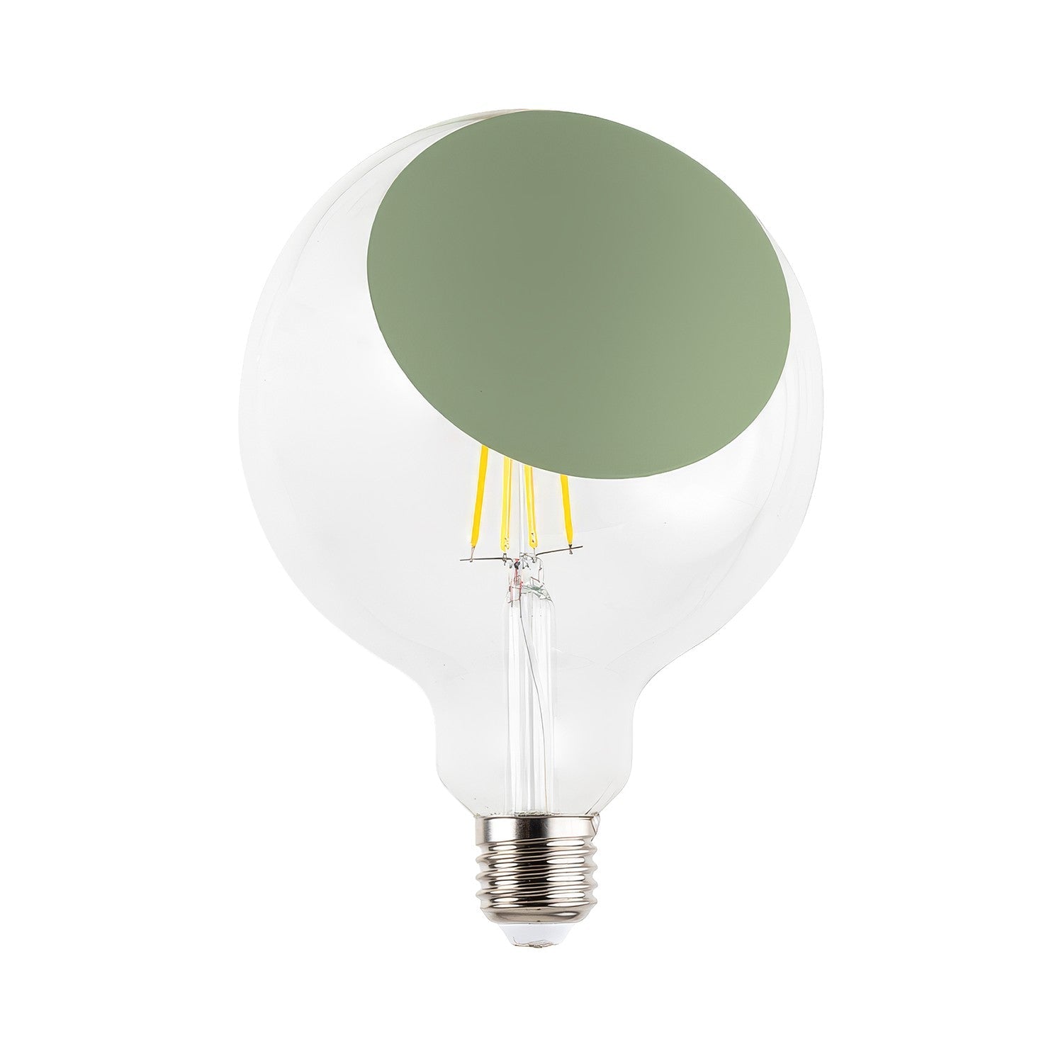 Sofia LED Light bulb G125 green diffused light – Creative Cables