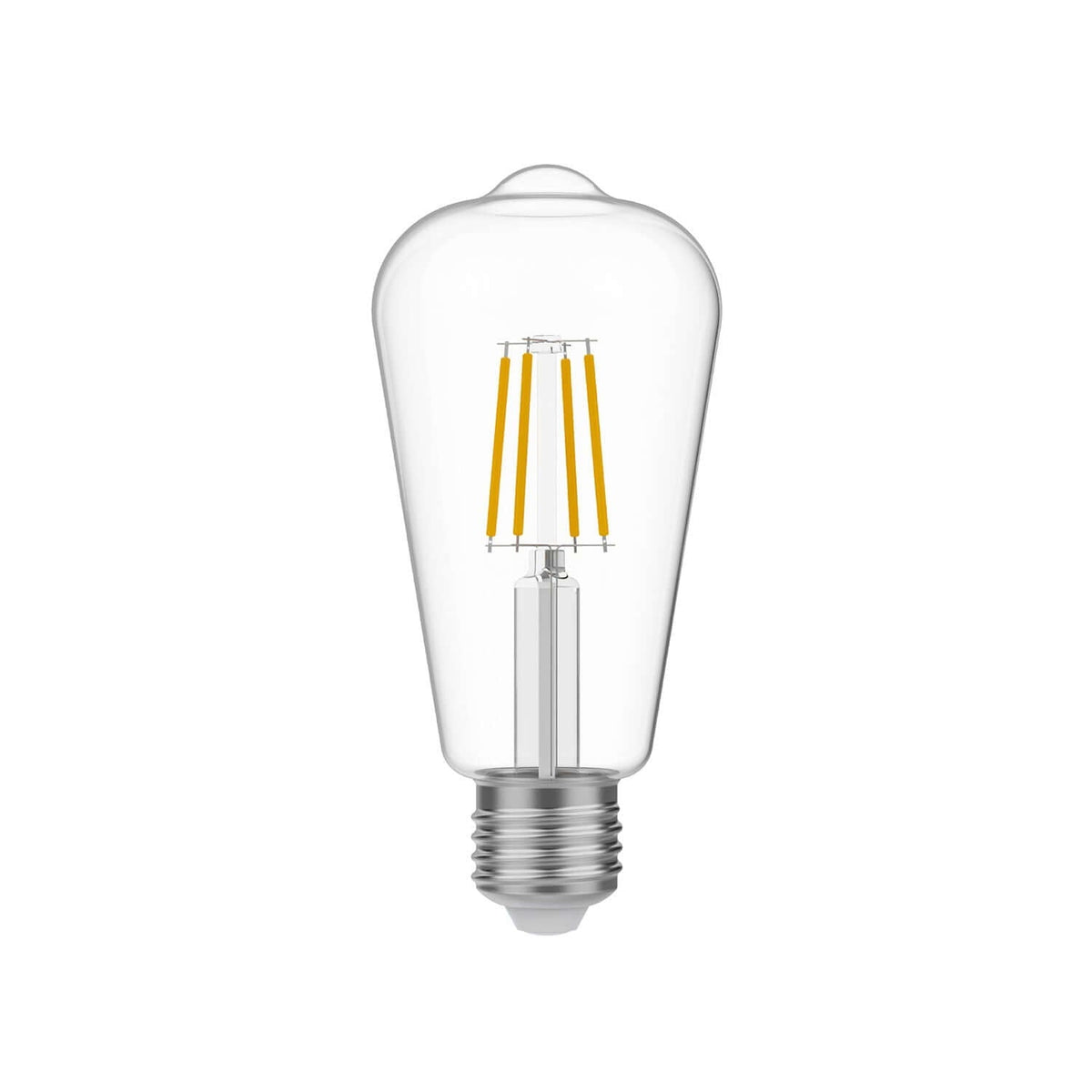 Transparent LED Edison Light bulb ST64 E27 2700K – Creative Cables