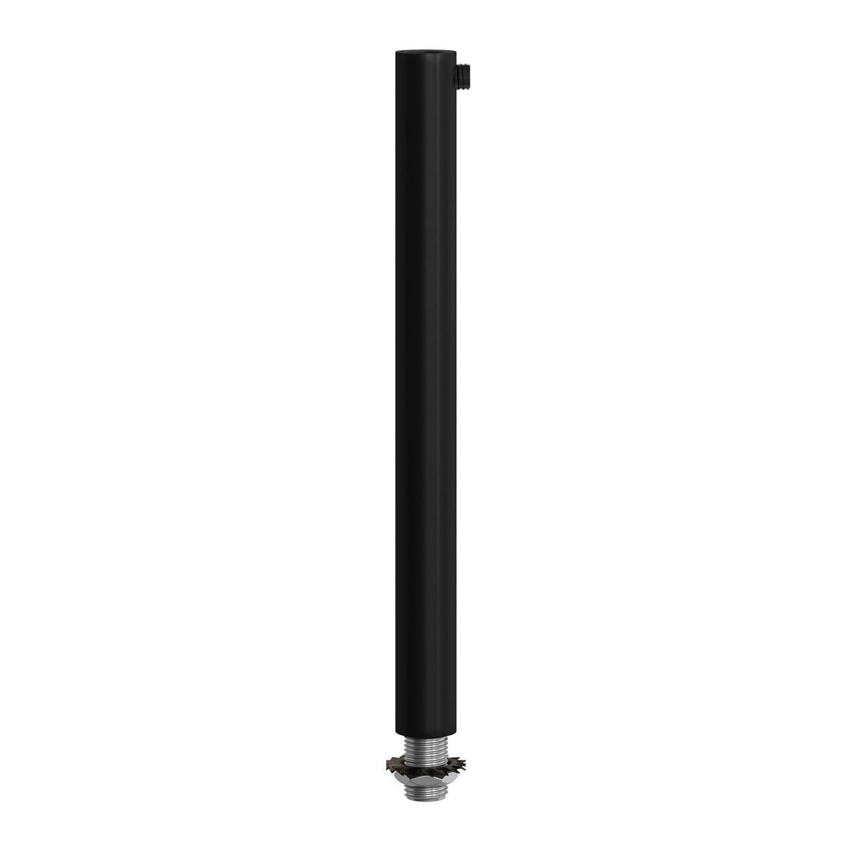Cylindrical cable clamp in metal, length 15 cm - Black – Creative Cables